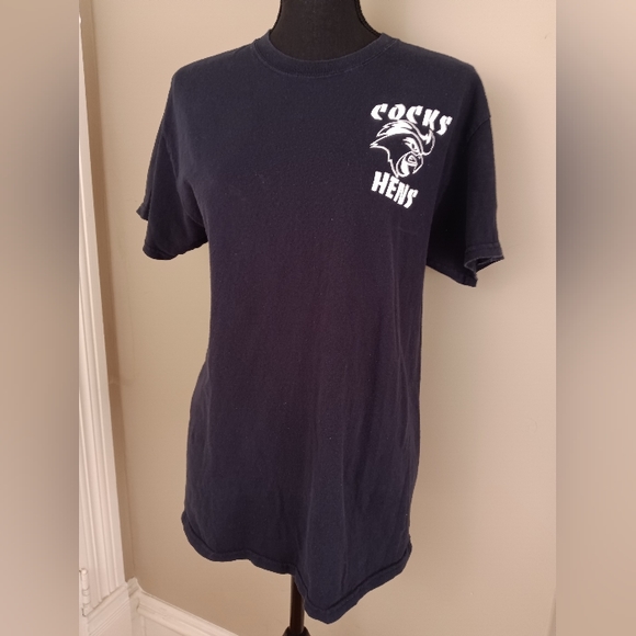 Gildan | Shirts | Vintage Mens Medium Y2k Hens And Cocks French 9 ...